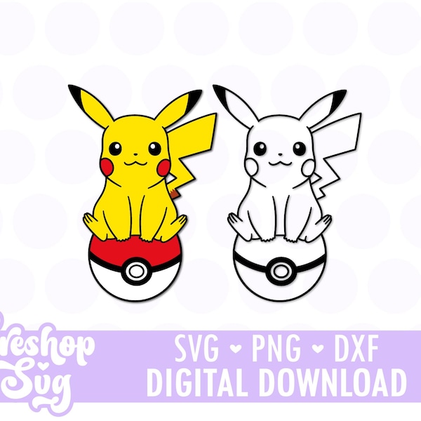 Pikachu Pokeball - Etsy UK