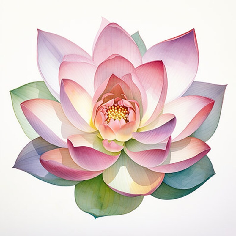 ETERNAL LOTUS - Abstract Wall Art - Digital Download - Etsy