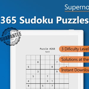365 Sudoku Puzzles for Every Day of the Year, Remarkable 2 Sleep Screen ...