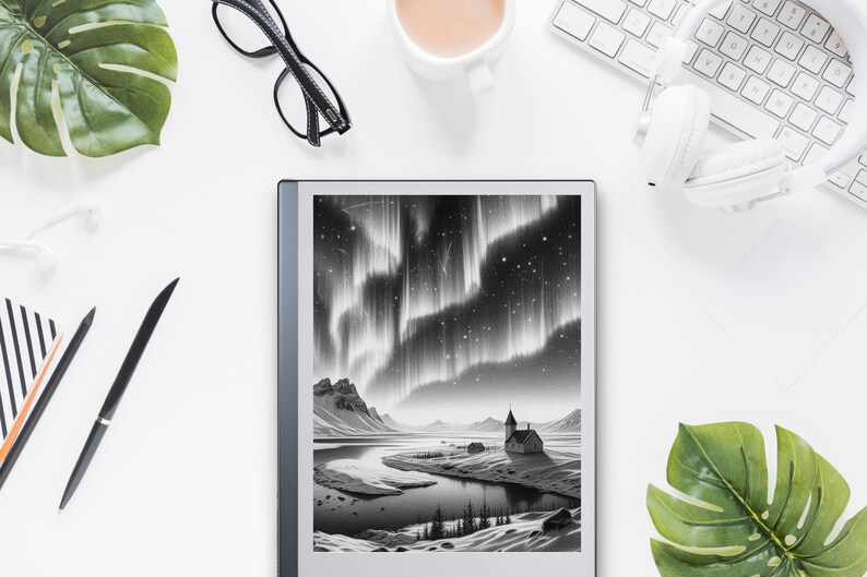 Remarkable 2 Sleep Screen, Supernote and BOOX Screensaver, Mesmerizing ...