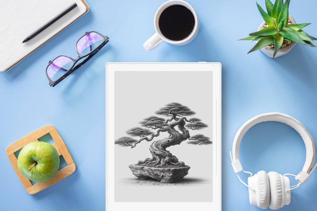 Zen Bonsai, Remarkable 2 Sleep Screen, Supernote and BOOX Screensaver ...