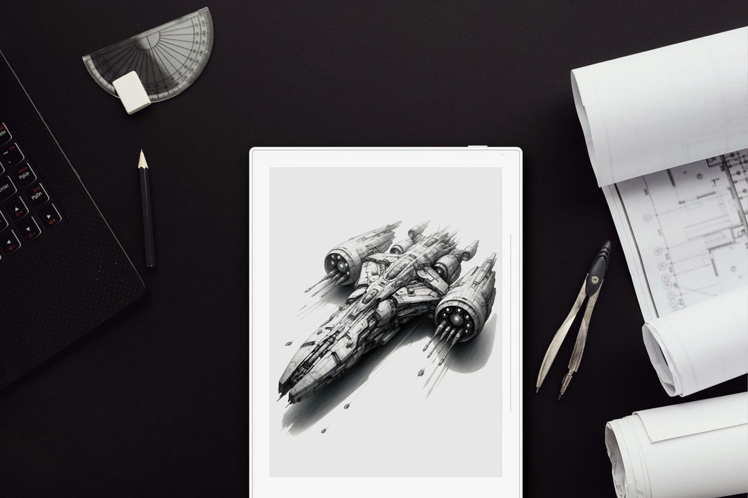 Galactic Cruiser, Remarkable 2 Sleep Screen, Supernote and BOOX ...