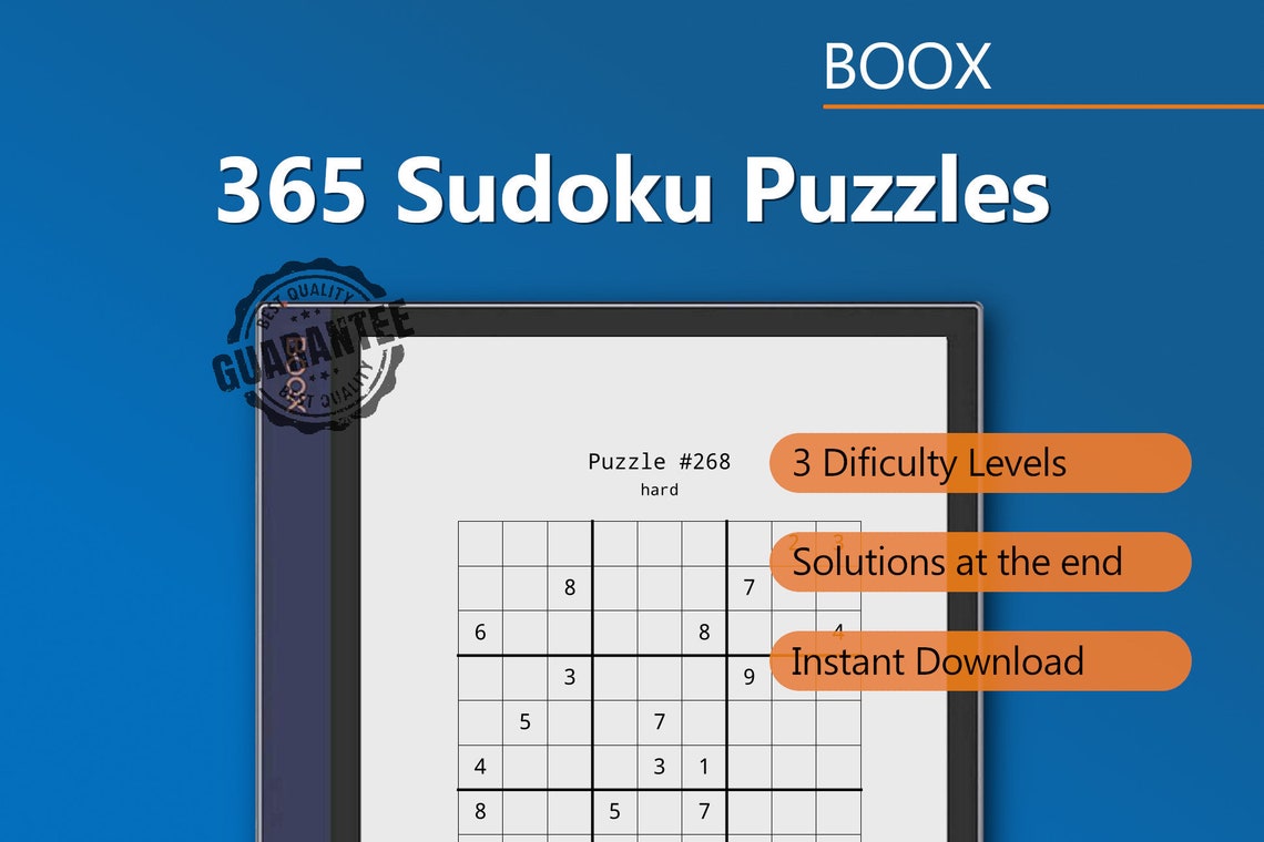 365 Sudoku Puzzles for Every Day of the Year, Remarkable 2 Sleep Screen ...