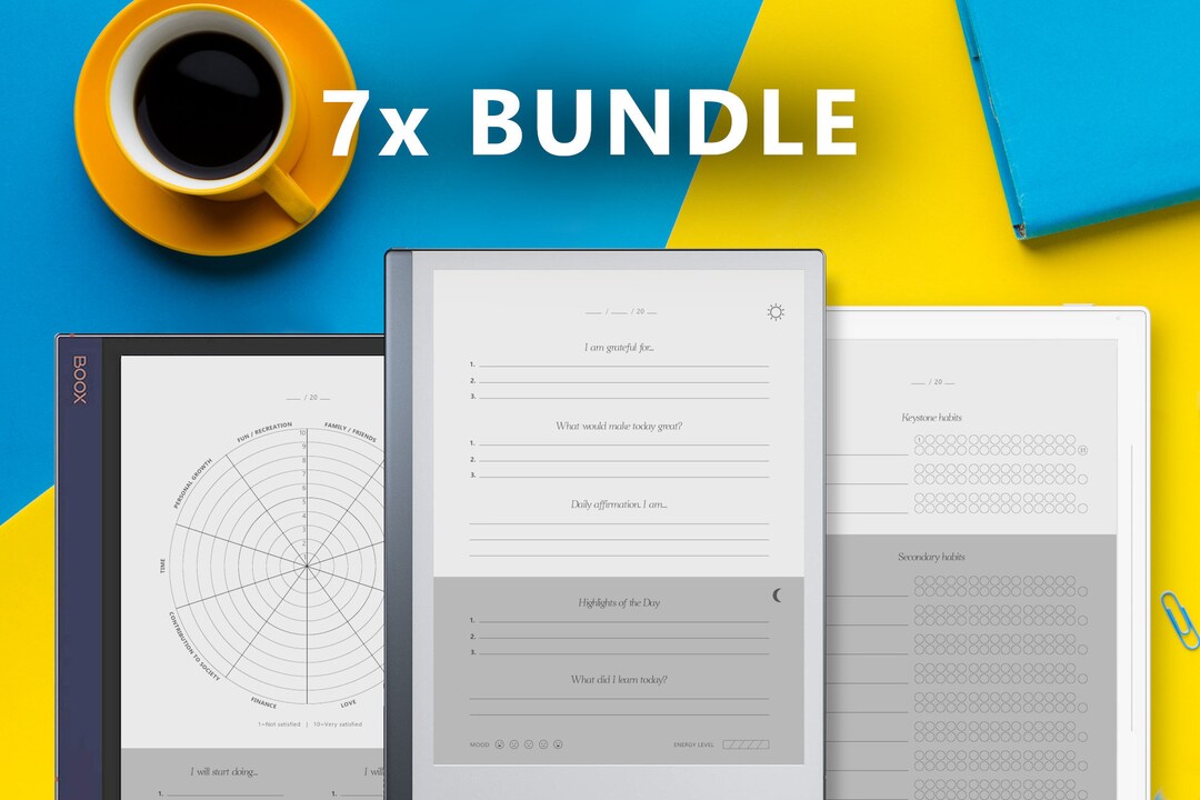Ultimate E-paper Life Mastery Bundle, Remarkable 2, Supernote and BOOX ...