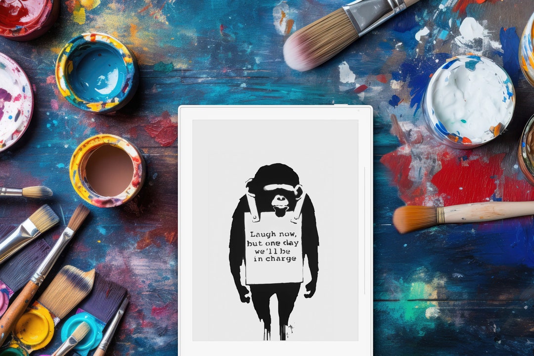 Banksy - Monkeys | Remarkable 2 Sleep Screen, Supernote and BOOX ...