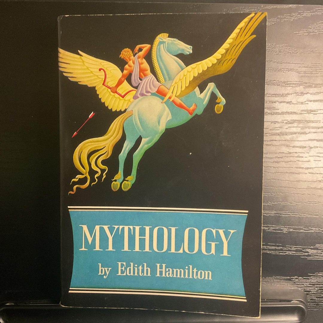Mythology Book by Edith Hamilton Vintage Paperback Clean Copy - Etsy