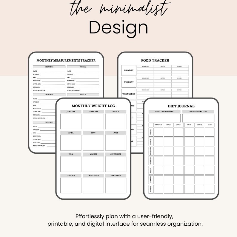 Weight Loss Tracker / Calorie Tracker / Meal Planner / Habit Tracker ...