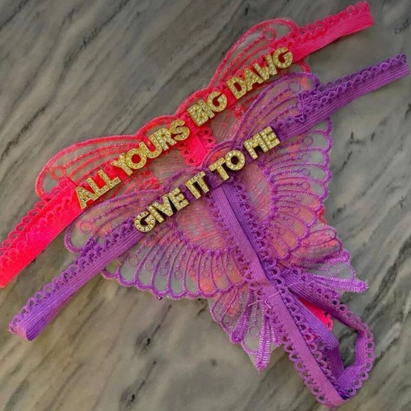 Butterfly Thong - Etsy