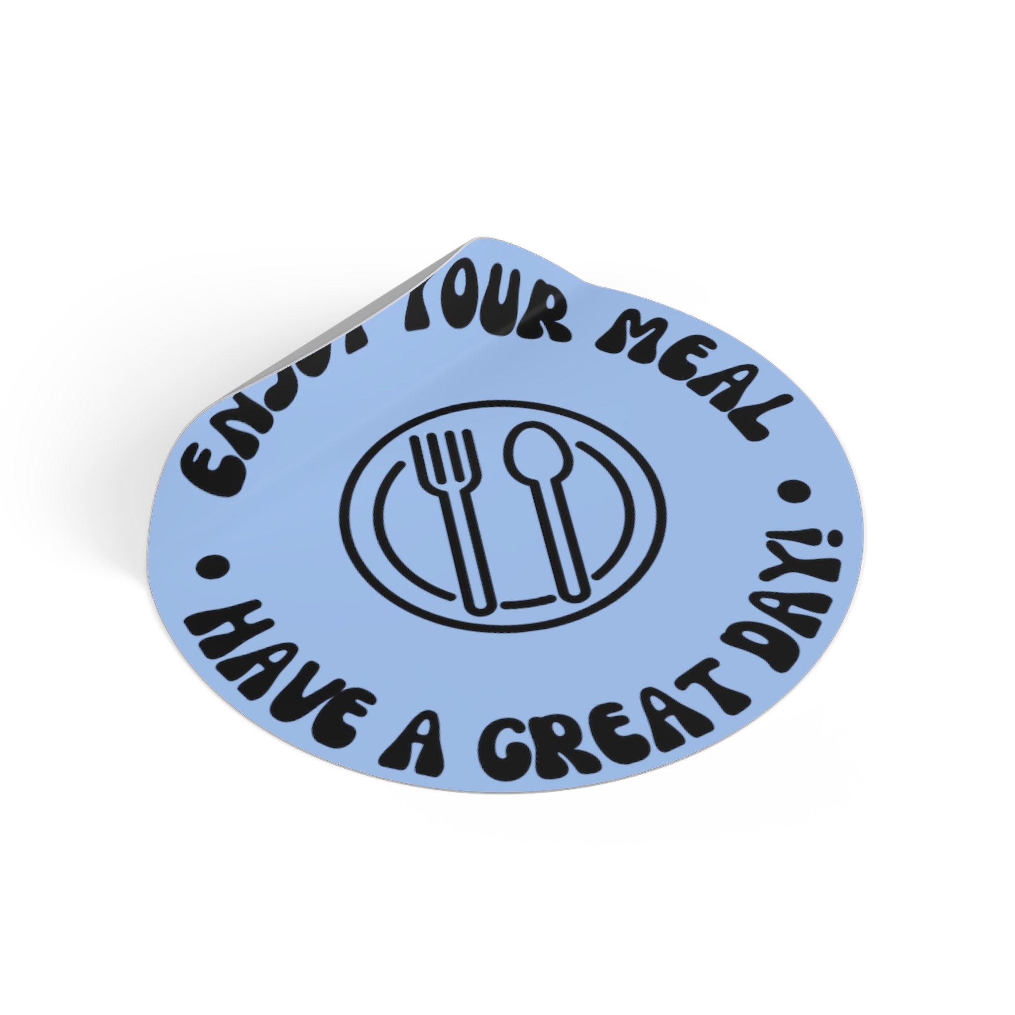 Enjoy Your Meal | Have A Great Day | Delivery Stickers | Ubereats ...