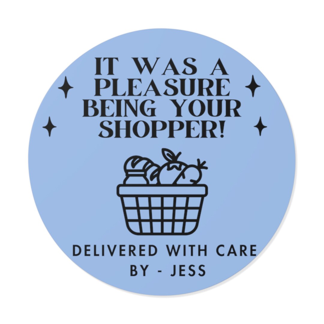 Delivery Stickers | Grubhub | Instacart | Ubereats | Doordash | Grocery ...