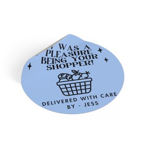 Delivery Stickers | Grubhub | Instacart | Ubereats | Doordash | Grocery ...