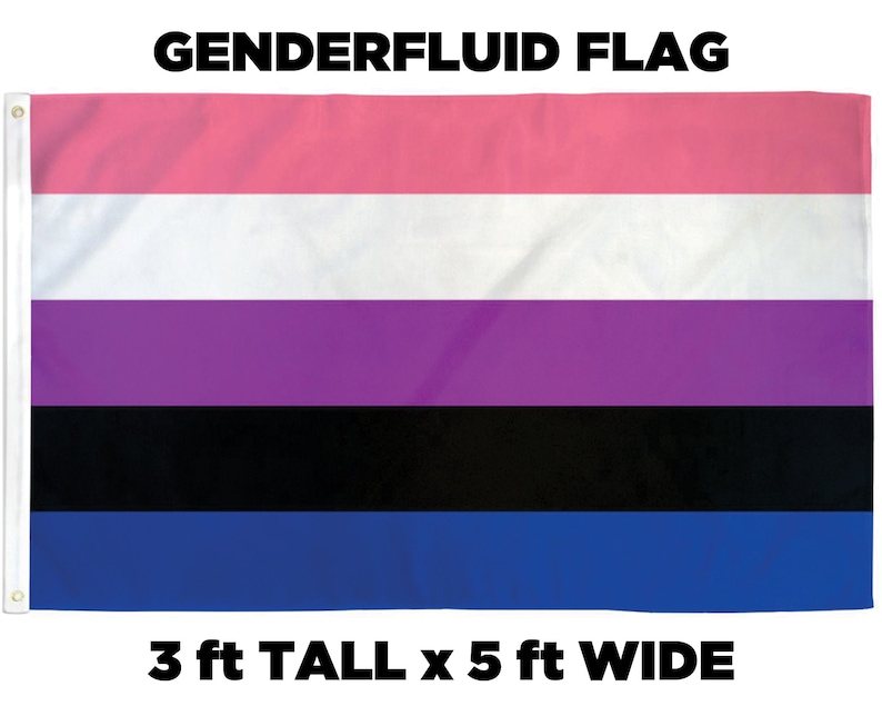 Gender Fluid Pride Flag Etsy