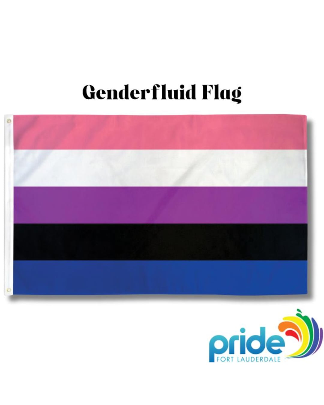 Gender Fluid Pride Flag - Etsy Portugal