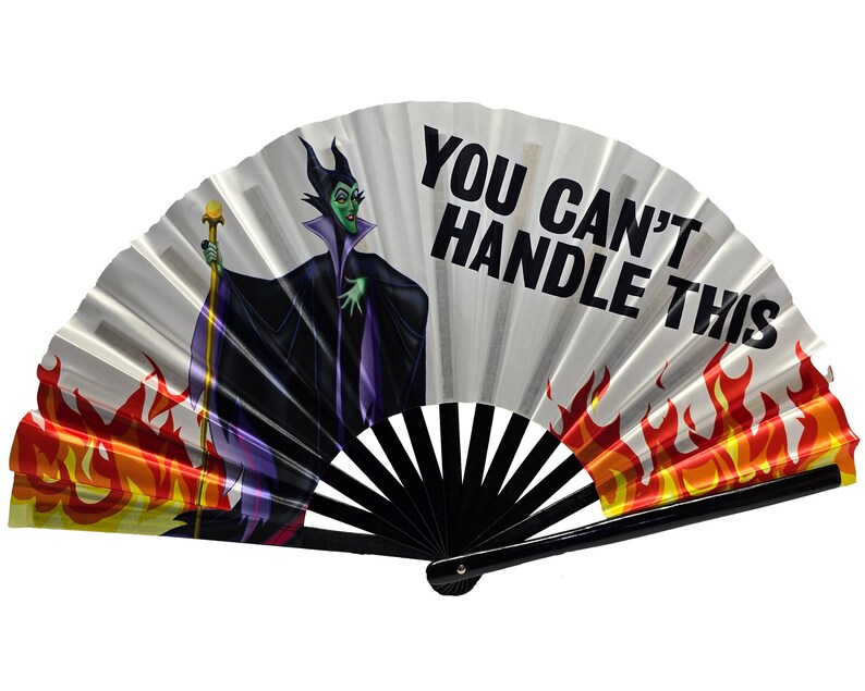You Can't Handle This Bamboo Clack Fan Hand Fan - Etsy