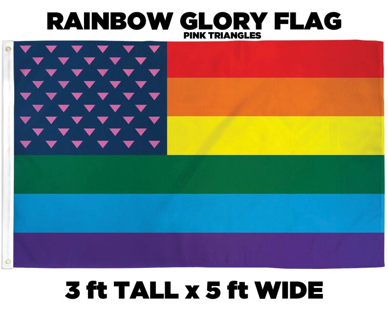 Rainbow Glory Pride Flag - Etsy