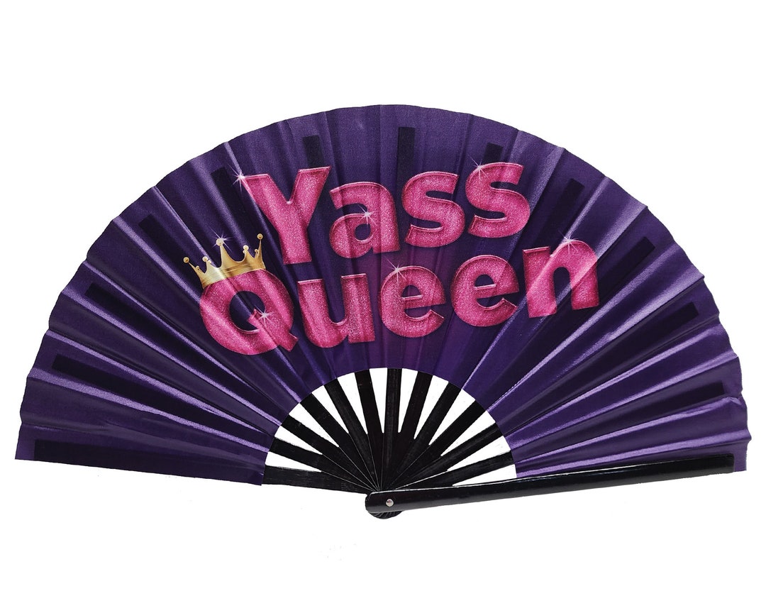 Yass Queen Bamboo Clack Fan Hand Fan - Etsy