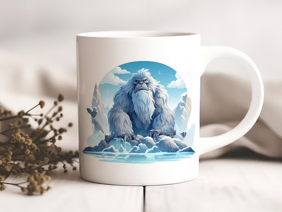 Yeti Coffee Mug 11oz, Abominable Snowman Cup, Gift for Yeti Fans - Etsy