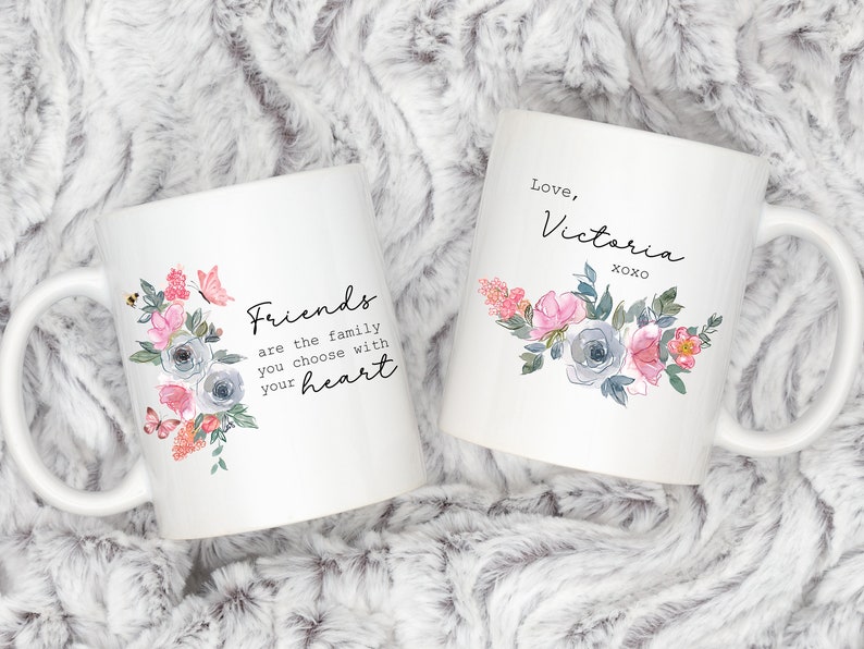 Friendship Mug, Custom Gift for Best Friends, Friendship Quote Mug ...