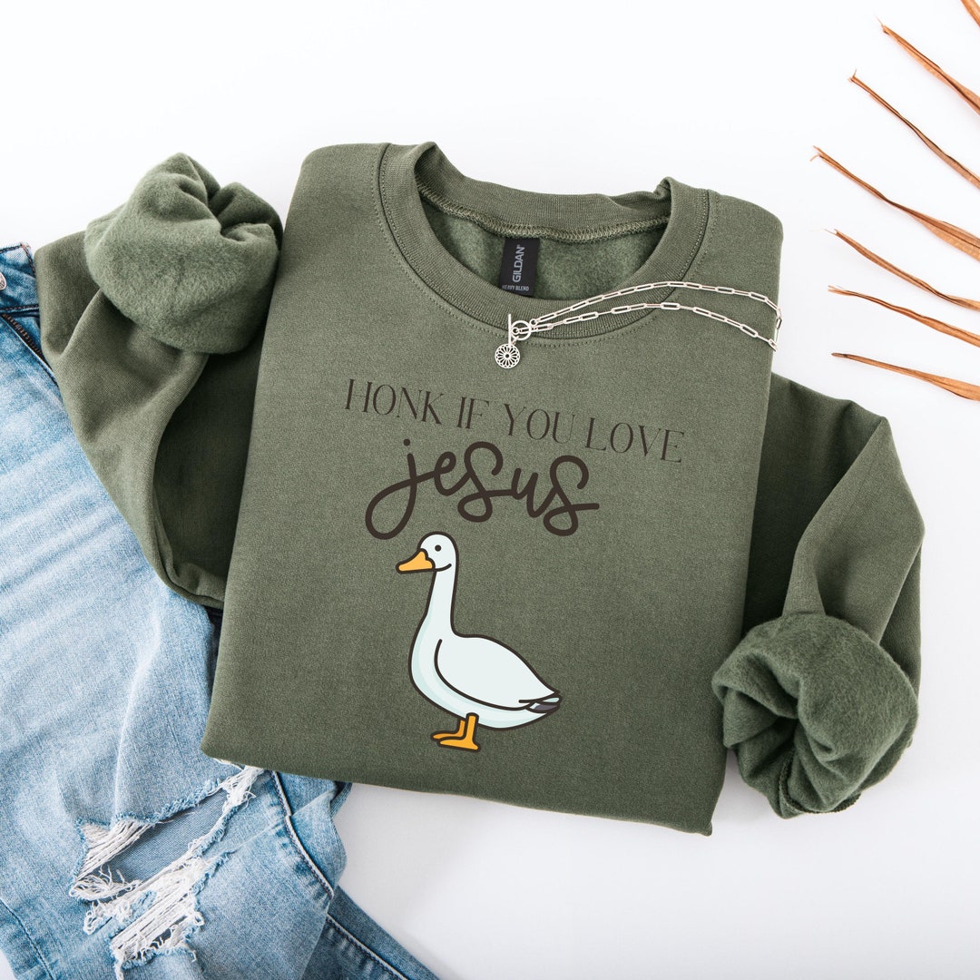 Funny Christian Goose Meme, Honk If You Love Jesus, Faithful Religious ...