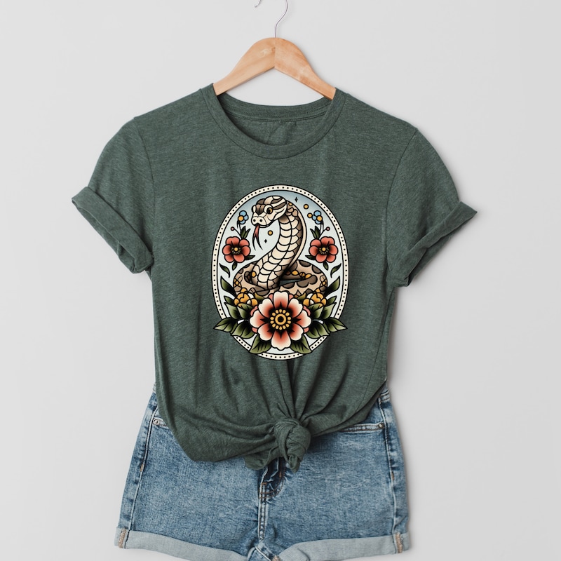 Snake Tshirt - Etsy