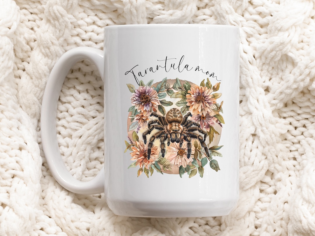 Watercolor Tarantula Mug, Tarantula Mom Mother's Day Birthday Gift for ...
