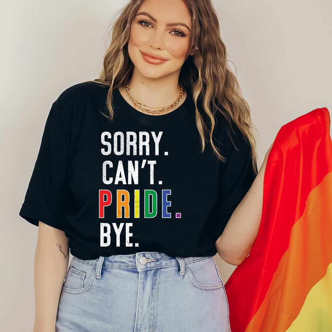 Pride Month Shirt, LGBTQ Ally T-shirts, Rainbow Pride Colors Tee, Shirt ...