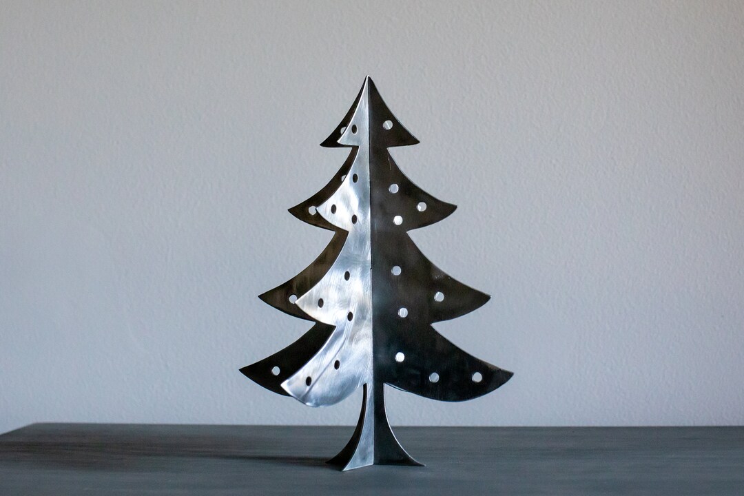 3D Metal Stand-up Christmas Tree - Etsy