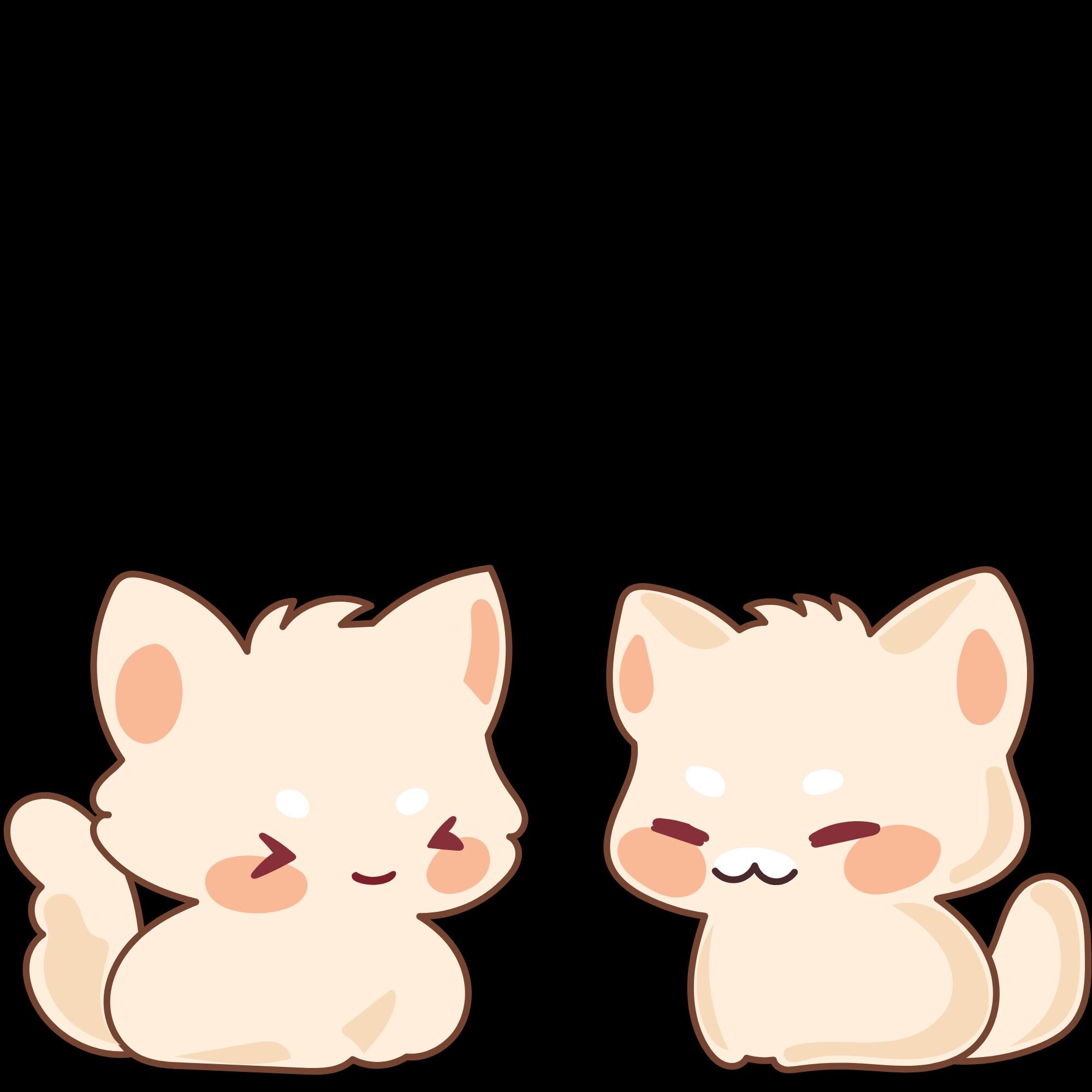 Cute Kitty Emotes With Some Dual Kitties - Etsy