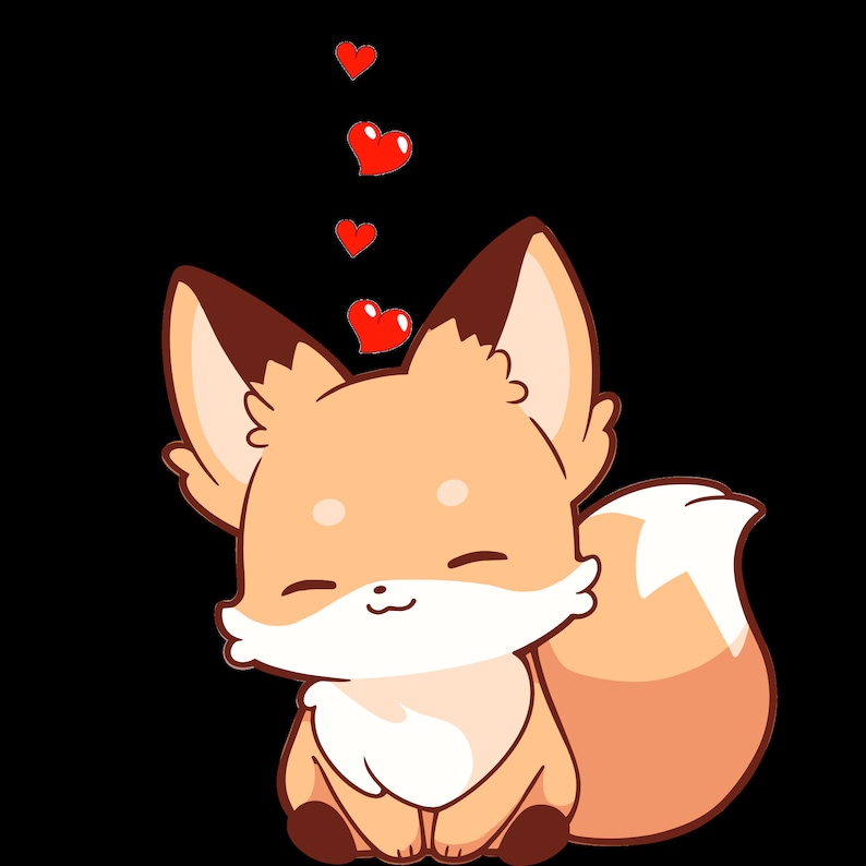 Cute Fox Emote/animated Emote - Etsy