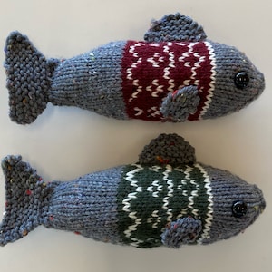 DIY Fish in a Sweater Knitting Pattern - PDF Download - Etsy