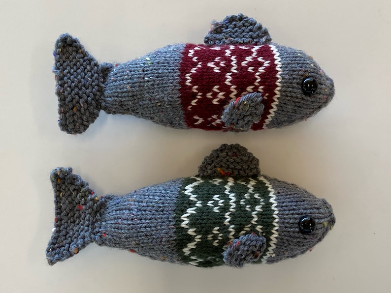 DIY Fish in a Sweater Knitting Pattern - PDF Download - Etsy