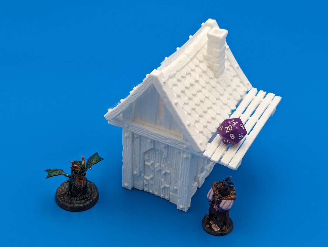 Small Viking House Terrain From the Jagerholm Collection by Dark Fantastic Mills - Etsy