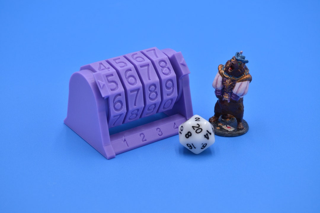 Spell Slot Dial Tracker (4 Digit) for Dungeons and Dragons - Etsy