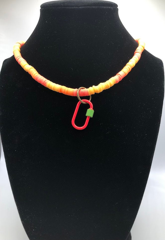 Sunshine Necklace Carabiner Kidcore Gorpcore Y2K Jewelry Carabiner ...