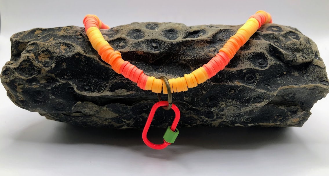 Sunshine Necklace Carabiner Kidcore Gorpcore Y2K Jewelry Carabiner ...