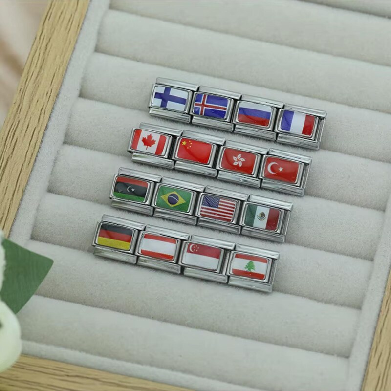 Flag Charms - Etsy