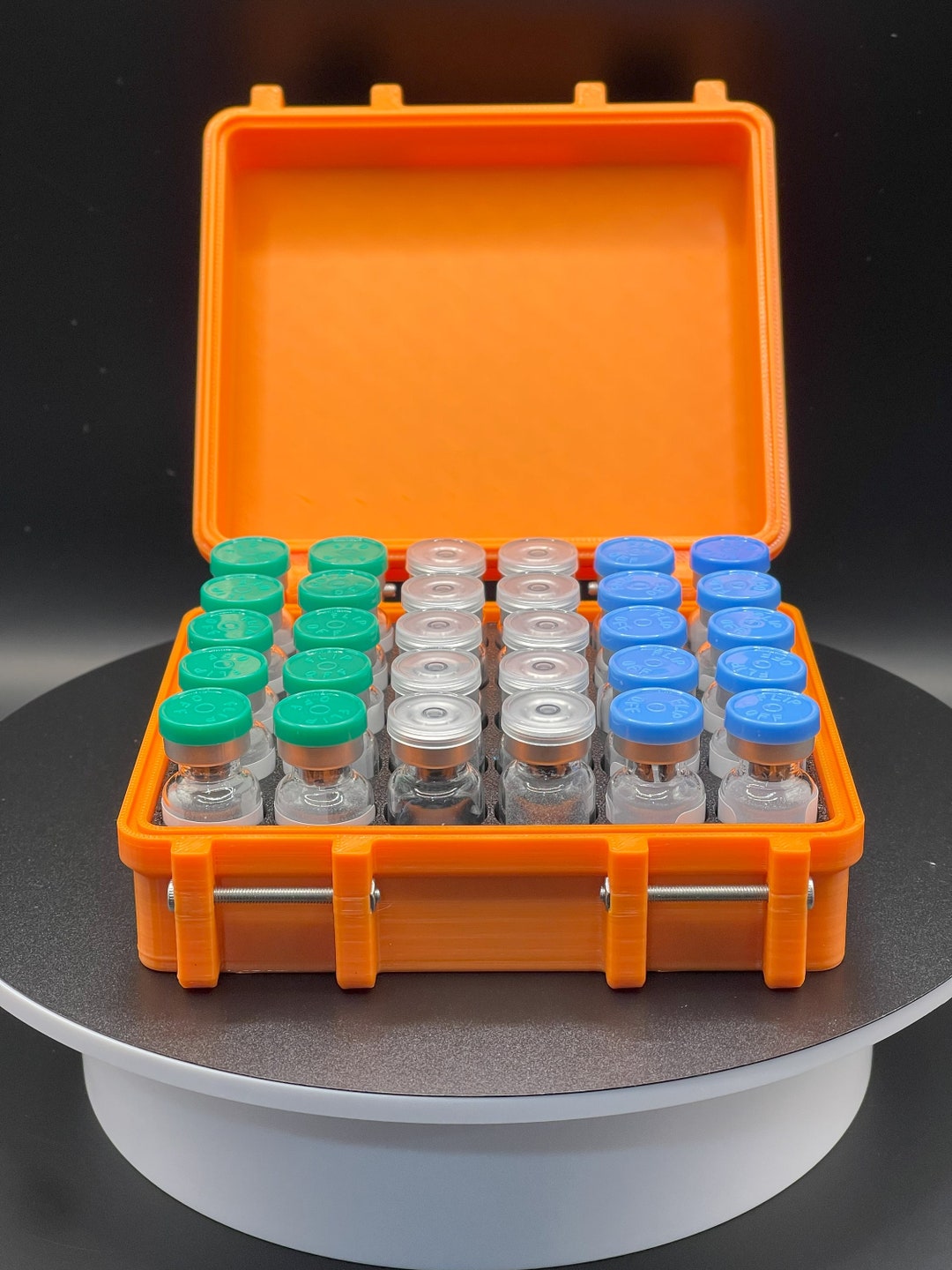 30 Vial 3ml Square Peptide Box - Etsy
