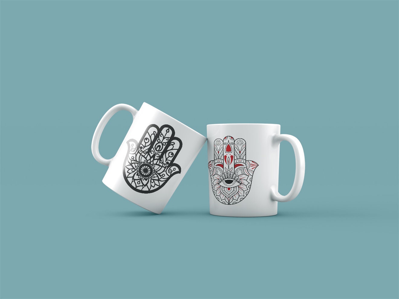 Hamsa Hand Bundle, Vector Files, .png, .svg, .dxf, .cdr, .ai, Ready to ...