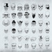 Skull SVG Bundle, Vector Files, .png, .svg, .dxf, .cdr, .ai, Ready to ...