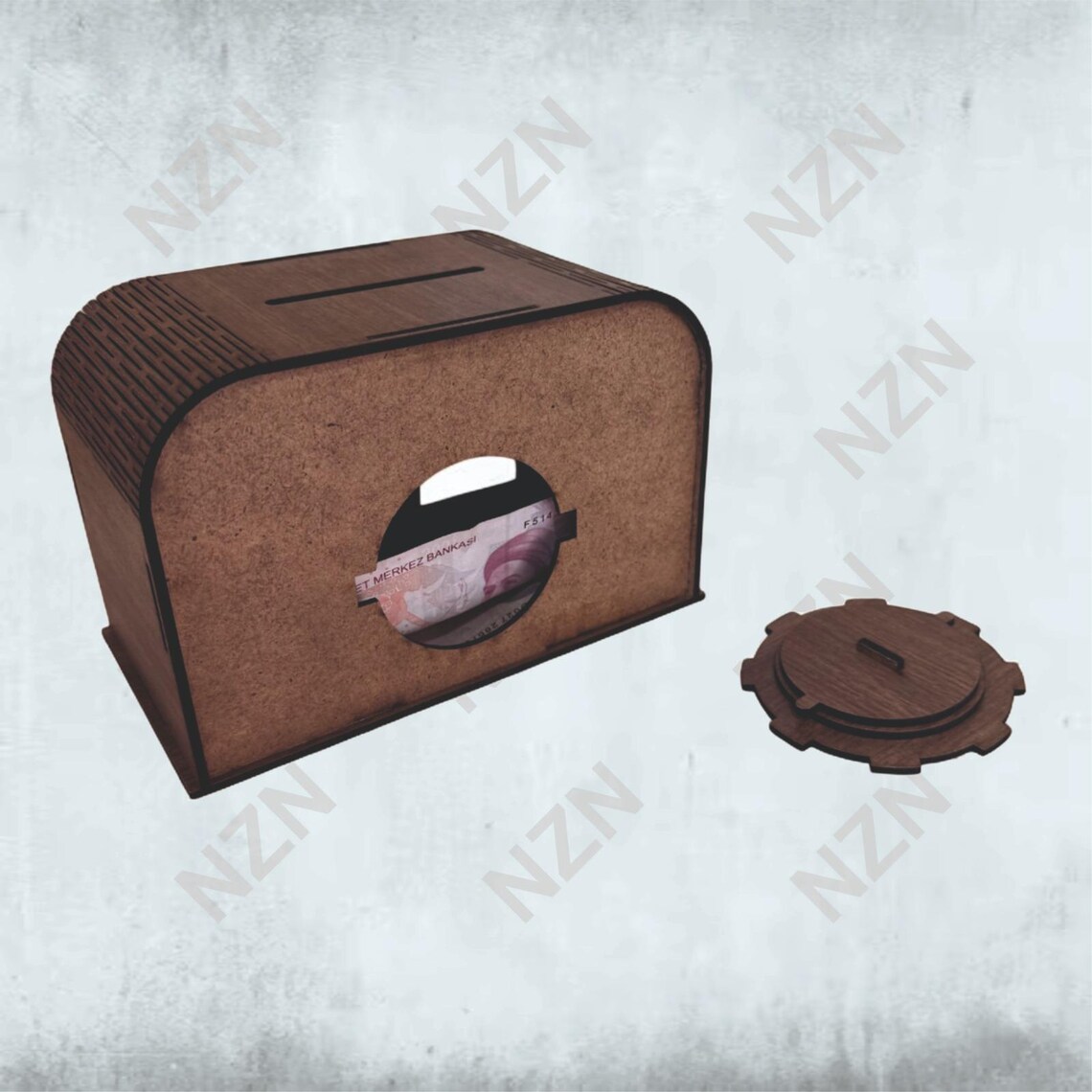 Tip Box Laser Cut SVG, Laser Cut Wood Organizer, Vector Files, .png ...