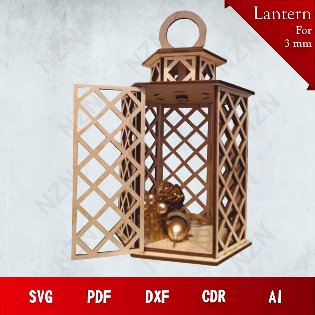 Lantern Tealight Candle Bundle, Vector Files, .png, .svg, .dxf, .cdr ...