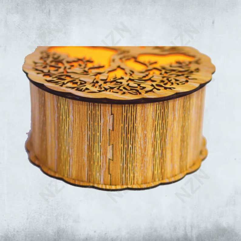 Box Organiser Laser Cut SVG, Laser Cut Wood Organizer, Vector Files ...