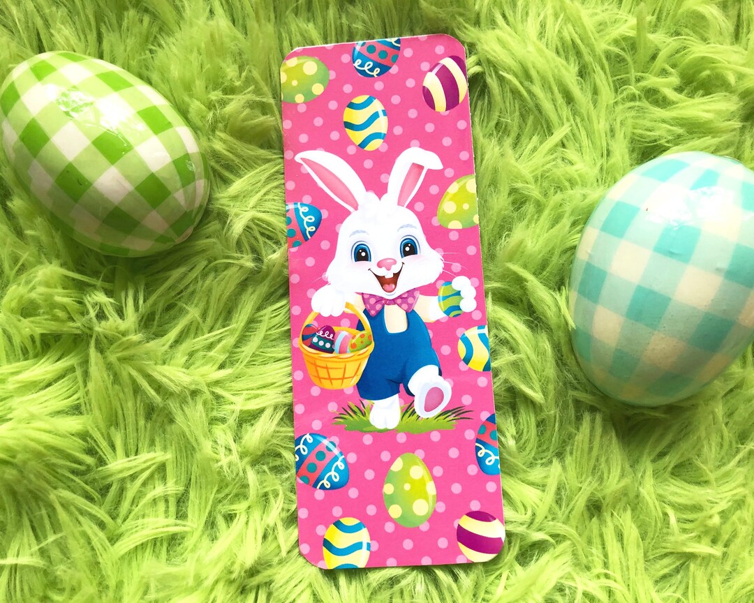 Cute Easter Bunny Bookmark - Perfect Book Lover Gift, Easter Gift and ...