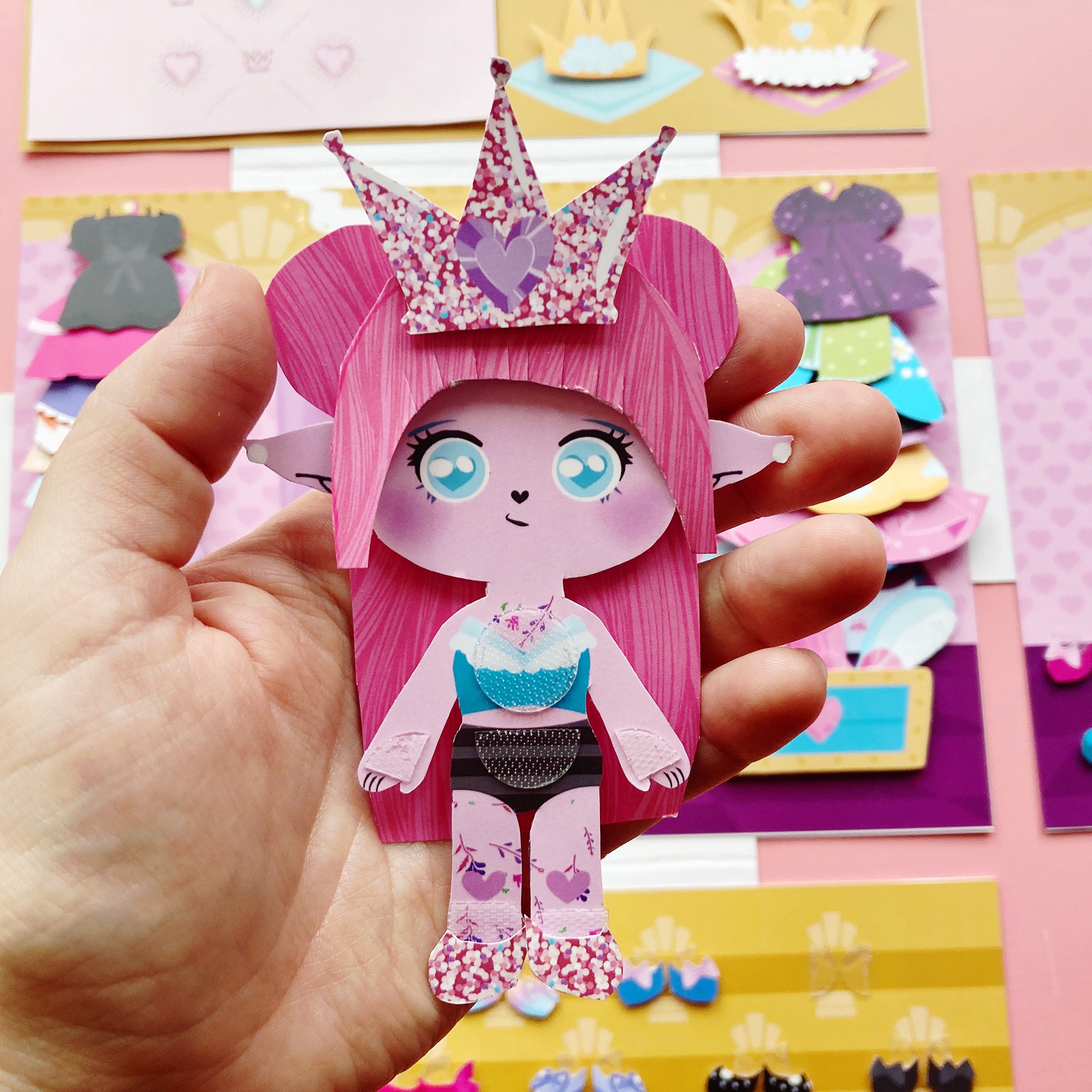 Paper Princess Doll Fashion Book Set PDF DIY - Etsy
