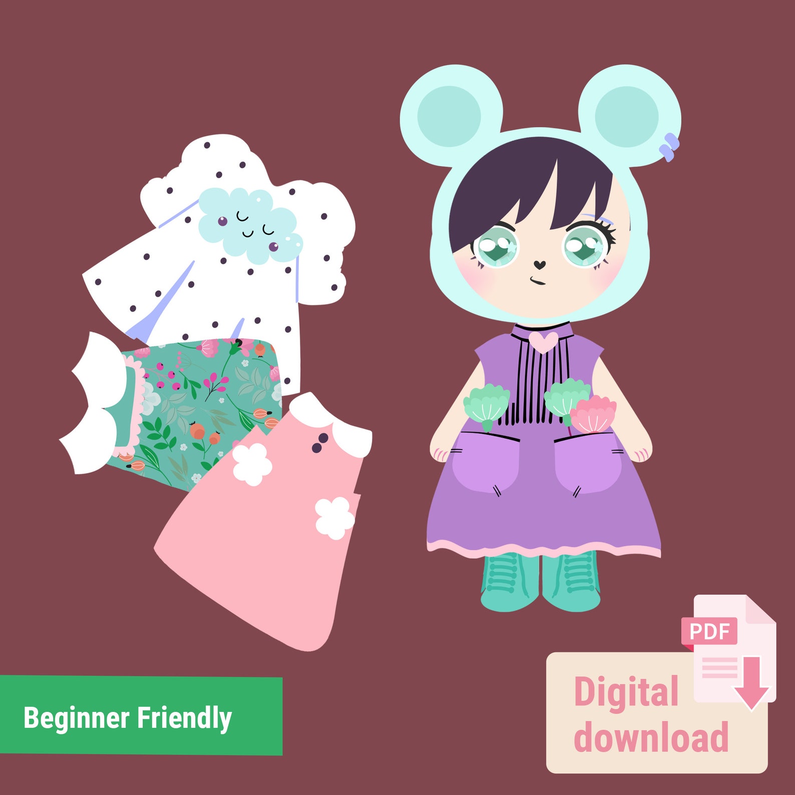 Crafty Cutouts: Printable Paper Dolls Set - Etsy