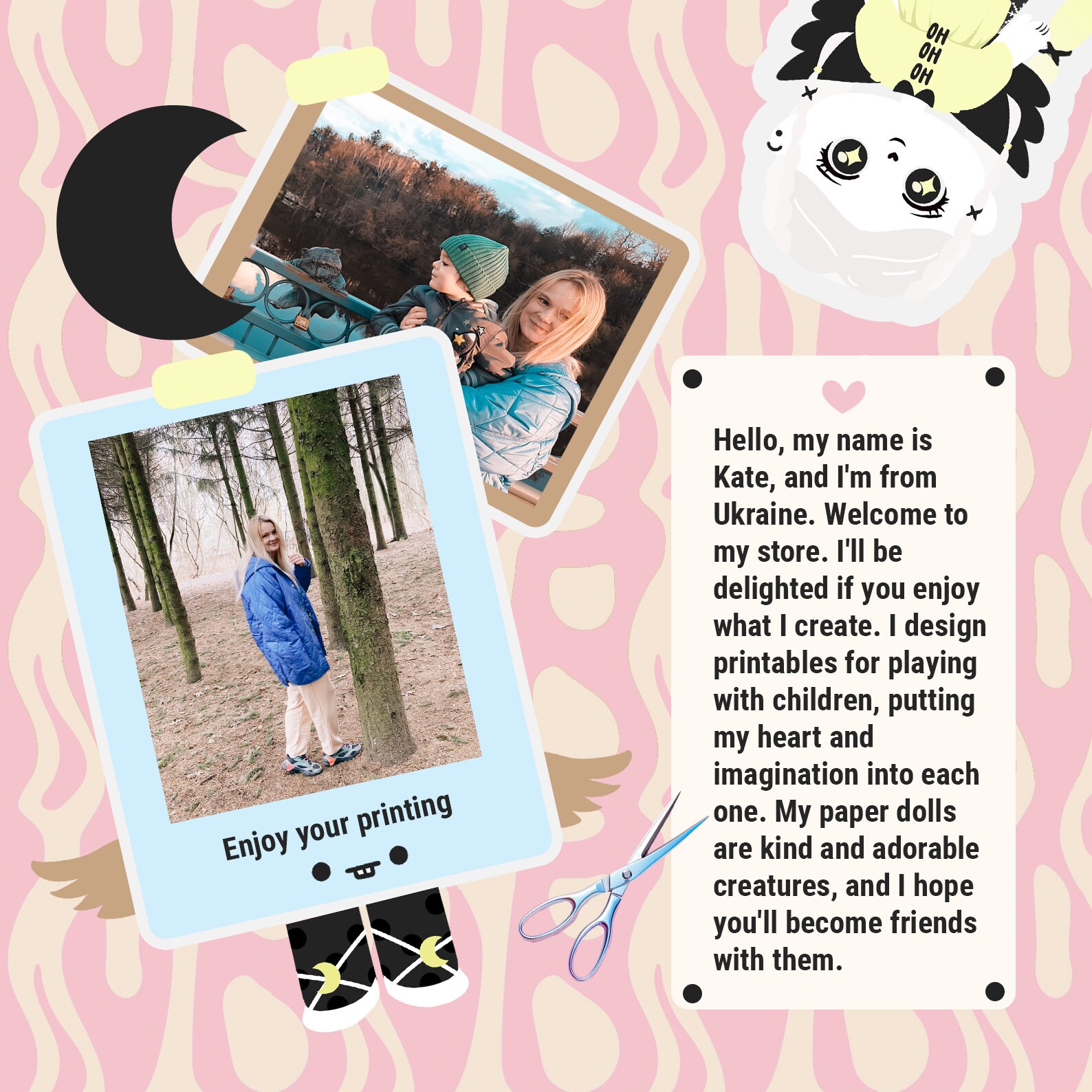 Crafty Cutouts: Printable Paper Dolls Set - Etsy