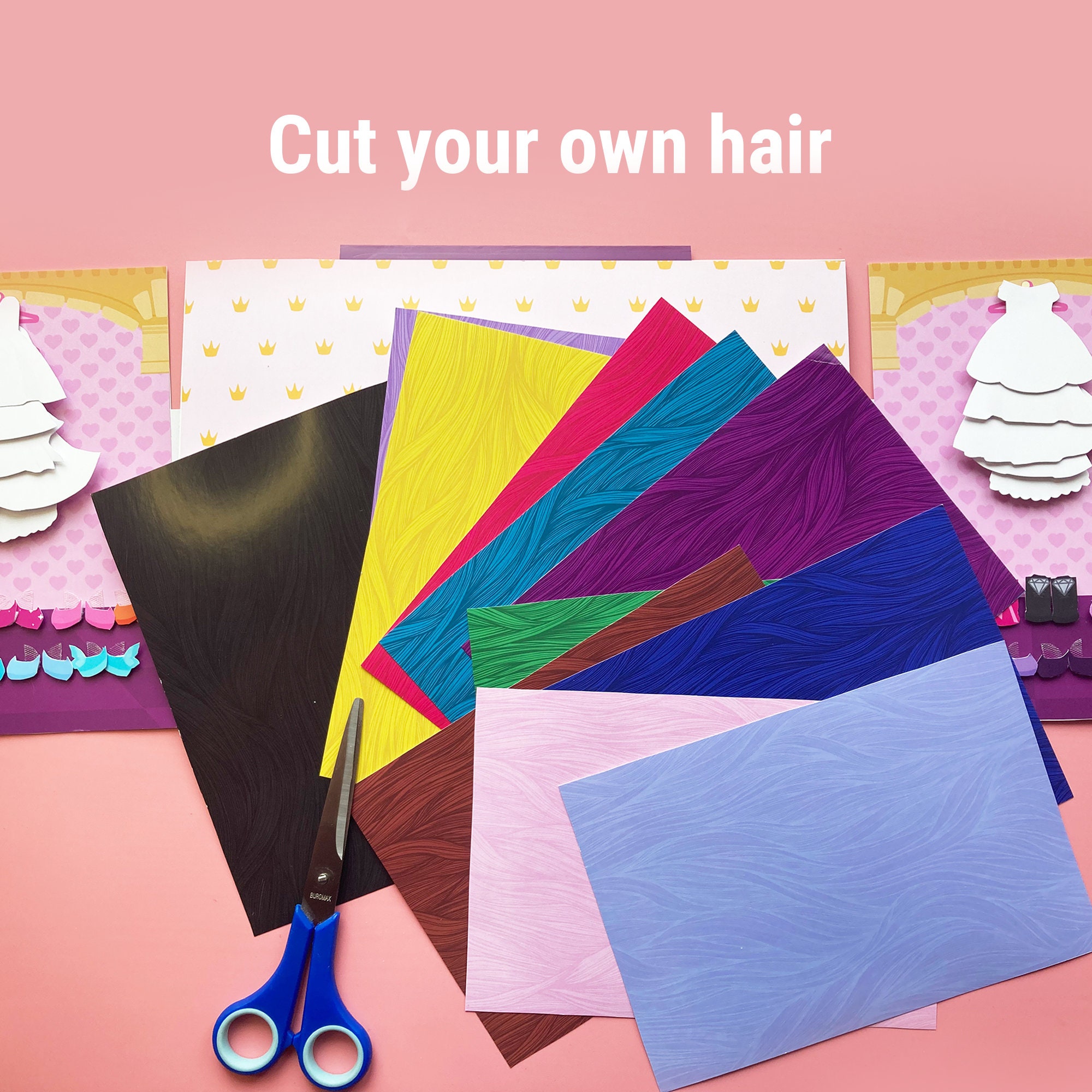 Paper Princess Doll Fashion Book Set PDF DIY - Etsy