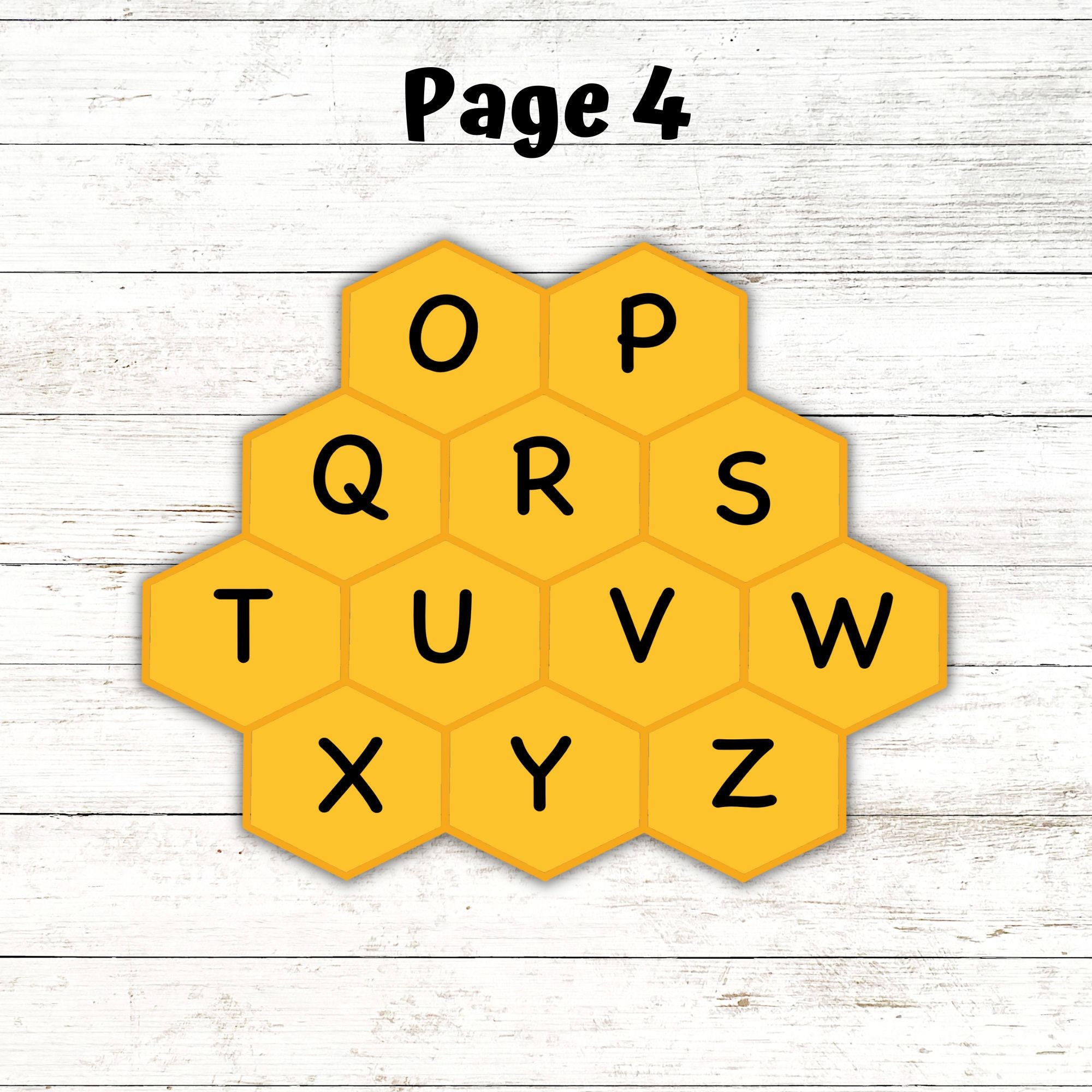 Printable Alphabet Matching Game: Educational Preschool Activity for ...