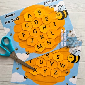 Printable Alphabet Matching Game: Educational Preschool Activity for ...