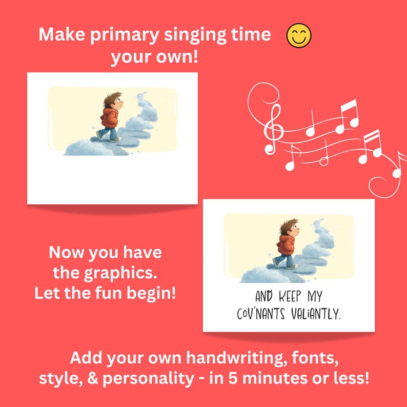 I Will Be Valiant Song Chart: LDS Primary Singing Time (digital ...